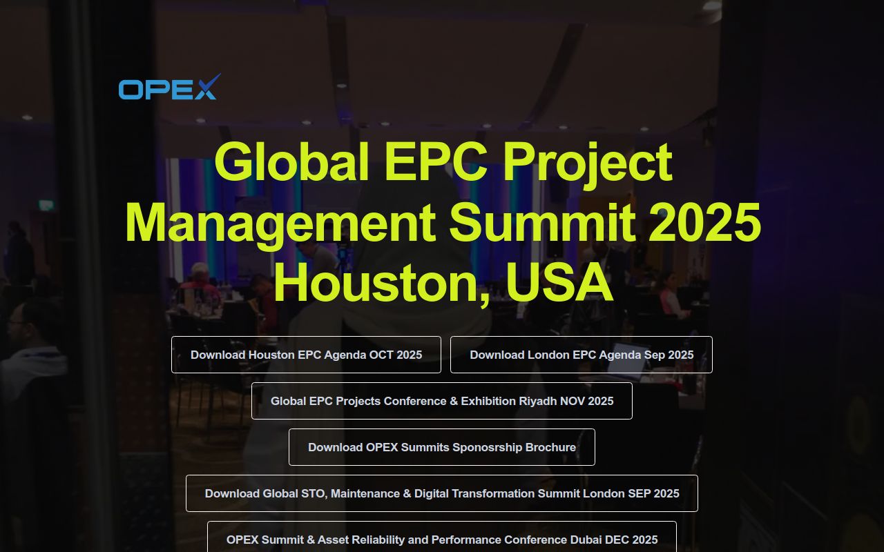 EPC Project Management Summit OCT 2025 | Houston